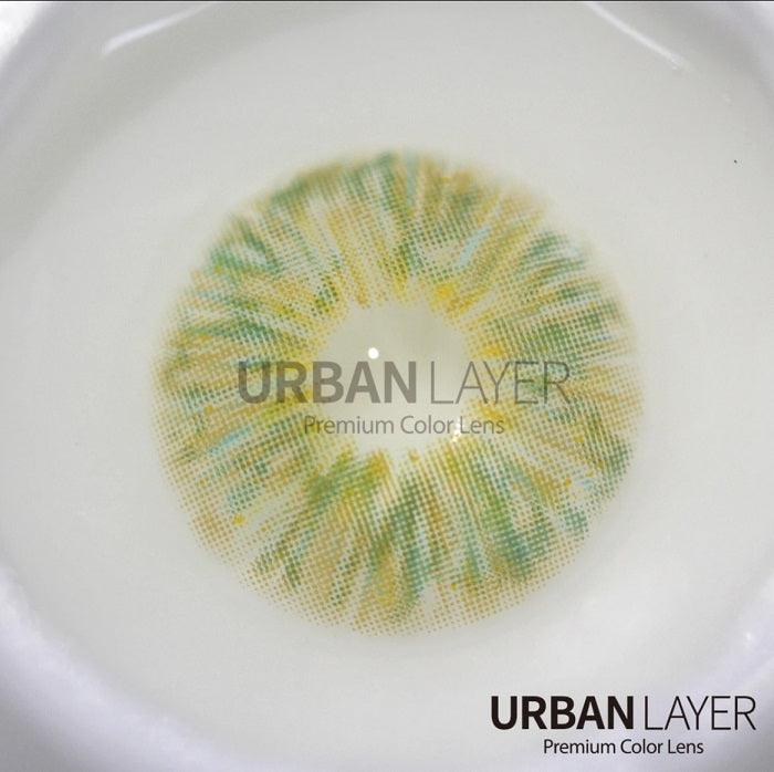 Lenti Colorate effetto naturale Urban Layer - Monet Green 14.50 mm ...