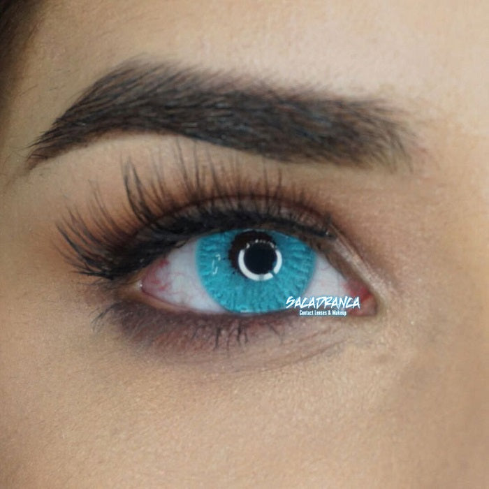 Lenti Colorate effetto naturale Sacadranca - Penni Blue 14.50 mm